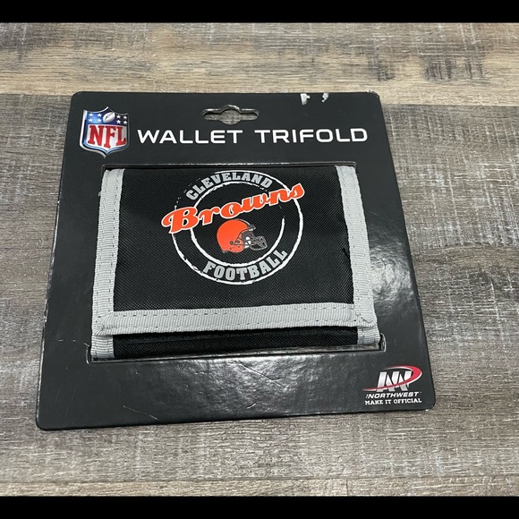 NFL | Accessories | Nfl Cleveland Browns Trifold Wallet | Poshmark